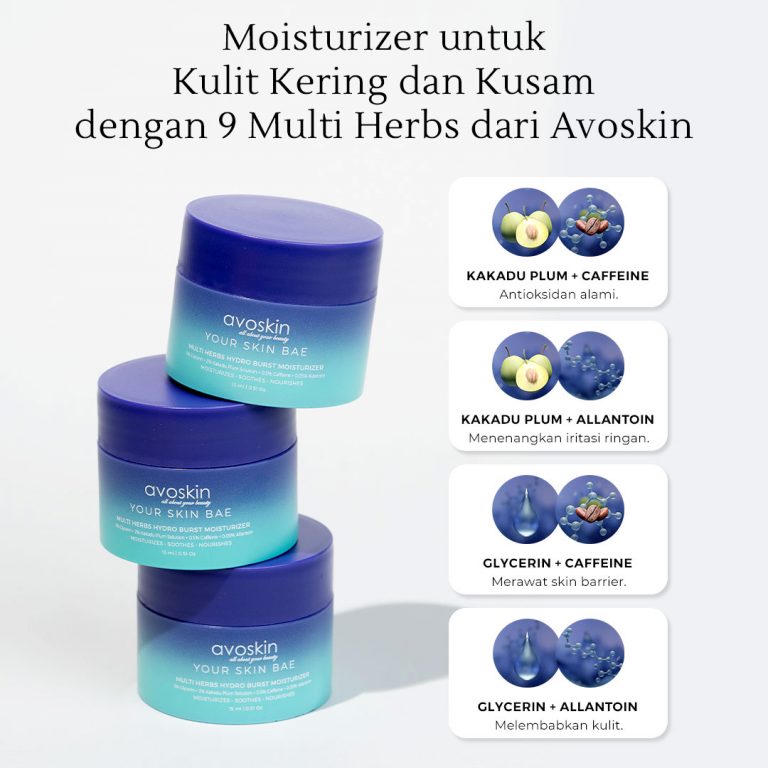 Moisturizer 9 Multi Herbs dari Avoskin Bagi Kulit Kering dan Kusam